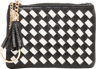 Faina Portemonnaie Damen schwarz weiss