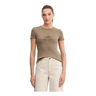 Miss Sixty Femme, Tops, Brun, Taille: 40 FR T-shirt &agrave; imprim&eacute;