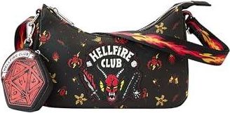 Loungefly NFXTB0046 Netflix Stranger Things Hellfire Club Sac à bandoulière pour femme, multicolore