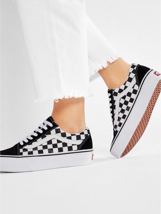 Vans Sneakers aus Stoff Vans Old Skool Platfor VN0A3B3UHRK1 Schwarz