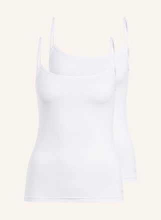 Skiny Skiny 2er-Pack Tops Advantage Micro weiss