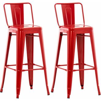Clp 2er Set Barhocker Mason rot