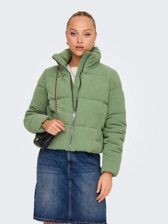 Only Cordjacke ONLNEWDOLLY CORDUROY PUFFER OTW NOOS Cord, Seitentaschen