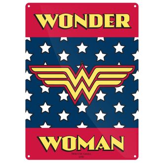Half Moon Bay Wonder Woman Tin Sign Small Wonder Woman Logo