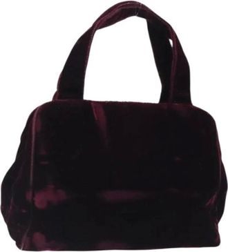 Prada Pre-owned Tissu sacs-main - Femme - Pre-owned - Rouge - Taille: ONE Size