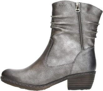 Rieker Femme, Chaussures, Gris, Taille: 42 EU Enkellaarsjes Hak
