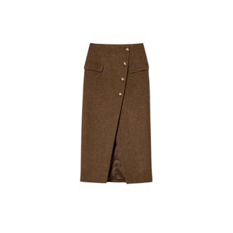 Twinset Wickel-Midirock - - Skirts - Damen - Braun - XS