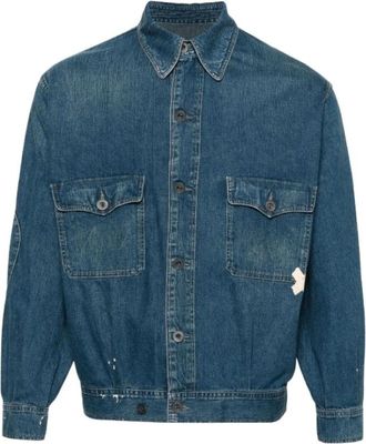 Maison Margiela Distressed Denim Jacket - - Jackets - Herren - Blau - S