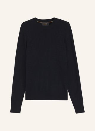 HUGO BOSS Pullover L-Fabrizio Regular Fit blau