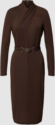 Lauren Ralph Lauren Knielanges Kleid in Wickel-Optik Modell KEESAM