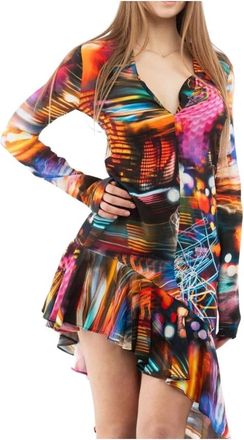 Moschino Femme, Robes, Multicolore, Taille: 34 FR Short Dress