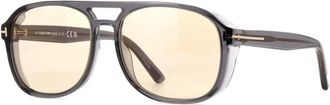 Tom Ford unisex, Accessoires, Gris, Taille: 58 MM Rosco Lunettes de soleil