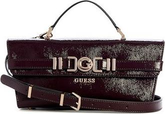 Guess sac &agrave; &eacute;paule bandouli&egrave;re sac &agrave; main Cirene Top Handle Flap Bag Burgundy bordeaux