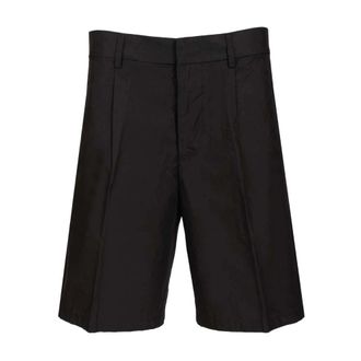 Emporio Armani Pleated Bermuda Shorts - - Shorts - Herren - Schwarzk - XL