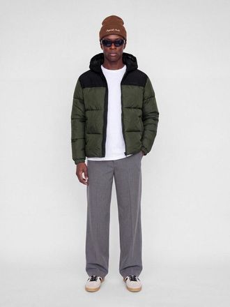 Jack & Jones Steppjacke JJRAZE PUFFER HOOD Kunstfaser, regular fit
