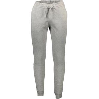 U.S.Polo Association Graue Sportliche Baumwollhose mit Logo - - Trousers - Herren - Grau - 2XL
