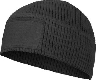 Helikon-Tex Herren Helikon Tex Range Beanie Fleece Cap Grid Fleece Schwarz, Schwarz, L-XL EU