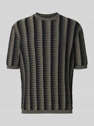 Emporio Armani T-Shirt in Strick-Optik