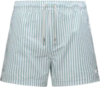 K-Way Homme, Maillots de bain, Vert, Taille: 2XL Boxer Hazel Multistripes Beach
