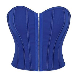 Generic Corset Femme Bustier Corset Deguisement Jaune Noir Pirate Marron Purple Vert Robe Pink Steampunk Violet Satin Rose Et Corsets Xxxxl Blanc Bleu Marine 