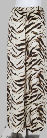 Ganni Tiger-Stripe Satin Trousers