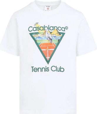 Casablanca Tennis Club Graphic-print T-shirt