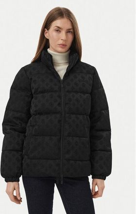 Guess Winterjacke V6BL06 W4302 Schwarz Regular Fit
