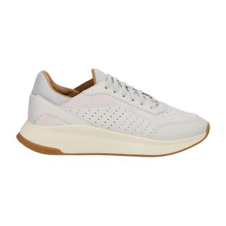 HUGO BOSS Perforierte Leder Low-Top-Sneaker - - Shoes - Herren - Grau - 41 EU