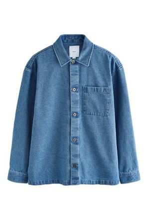 Next Jeansjacke Jeansjacke aus 100 % Baumwolle mit einer Tasche (1-St)