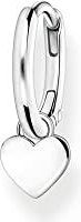 Thomas Sabo Boucle doreille créole unique avec pendentif en forme de coeur