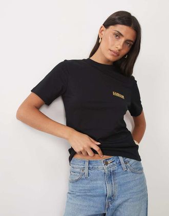 Barbour t-shirt logo Colletta noir