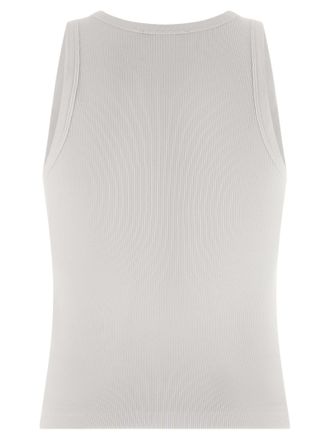 Givenchy Womens White Cotton Sleeveles T-Shirt