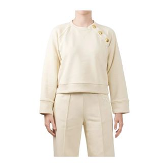 Pinko Pinko, Damen, Sweatshirts & Hoodies, Beige, SGröße