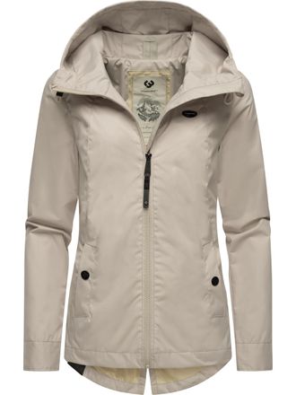 Ragwear leichte Damen &Uuml;bergangsjacke kurz Outdoor-Jacke wasserdicht Parka mit Kapuze Monade &Uuml;bergang YOUMODO Bone24 Gr. XS