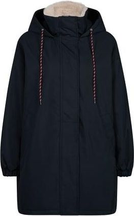 Bellerose Manteau col montant en coton m&eacute;lang&eacute;