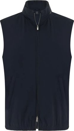 Boggi Milano zip fastening gilet - Blau