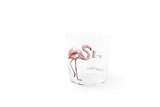 Excelsa Flore & Faune, Glas, rot, 8 x 8 x 9 cm