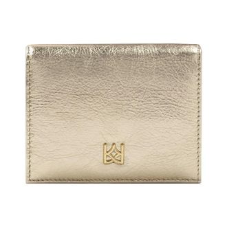 Kazar Femme, Accessoires, Jaune, Taille: ONE Size Portefeuille dor&eacute; avec rabat &agrave; bouton-pression