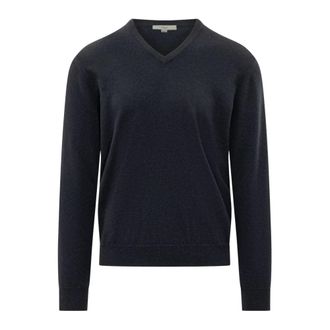 Malo V-neck Strickware - - Knitwear - Herren - Blau - 2XL