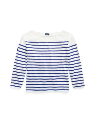 Ralph Lauren STRIPED BOATNECK JERSEY TEE