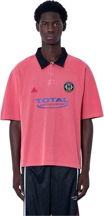 Martine Rose Homme, Tops, Rose, Taille: XL Logo Polo