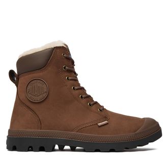 Palladium Schn&uuml;rstiefeletten Palladium Pampa Sport Cuff Wps 72992-291-M Dunkelbraun