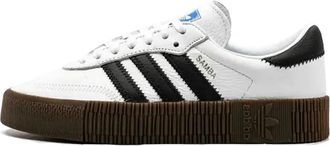 adidas Sambarose White Black Gum Sneakers - - Sport - Damen - Schwarzk - 38 2/3 EU