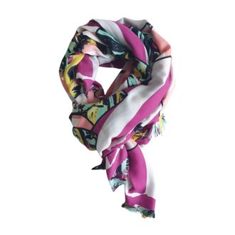 Kenzo Bunt Pashmina Modal Seiden Stola - - Accessories - Damen - Mehrfarbig - ONE SIZE