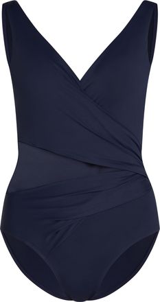 Hunkemöller Hunkemöller Badeanzug Shaping Shell Mesh - Evening Blue - XS