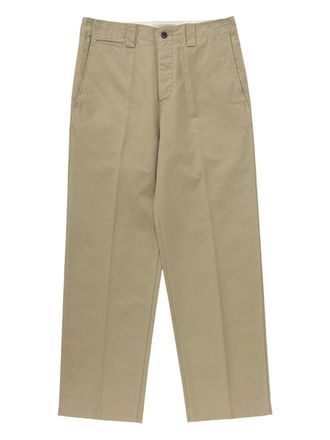 Visvim pantalon chino à coupe droite - Vert