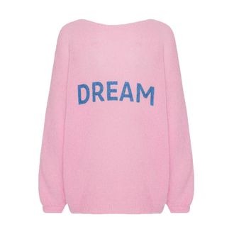 Americandreams Americandreams, Femme, Pulls, Rose, Taille: 38 FR Pull V &agrave; Maille Silja