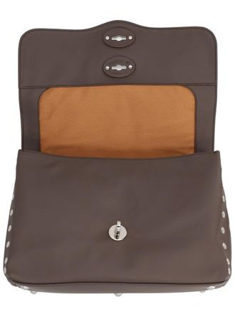 Zanellato Womens Postina Small Leather Bag Brown Handbags Hand