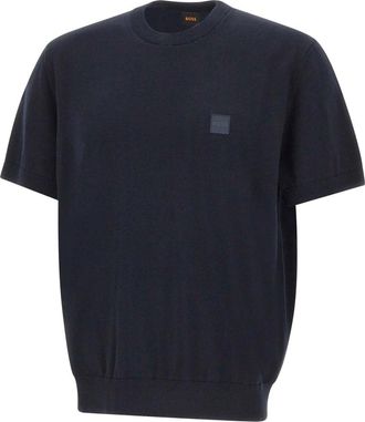 HUGO BOSS Homme, Pulls, Bleu, Taille: 3XL Kanacho Crew Neck Knit