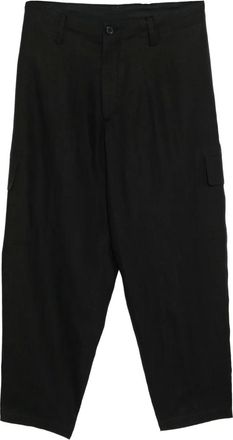 Yohji Yamamoto pantalon Ys For Men x 120% Lino - Noir